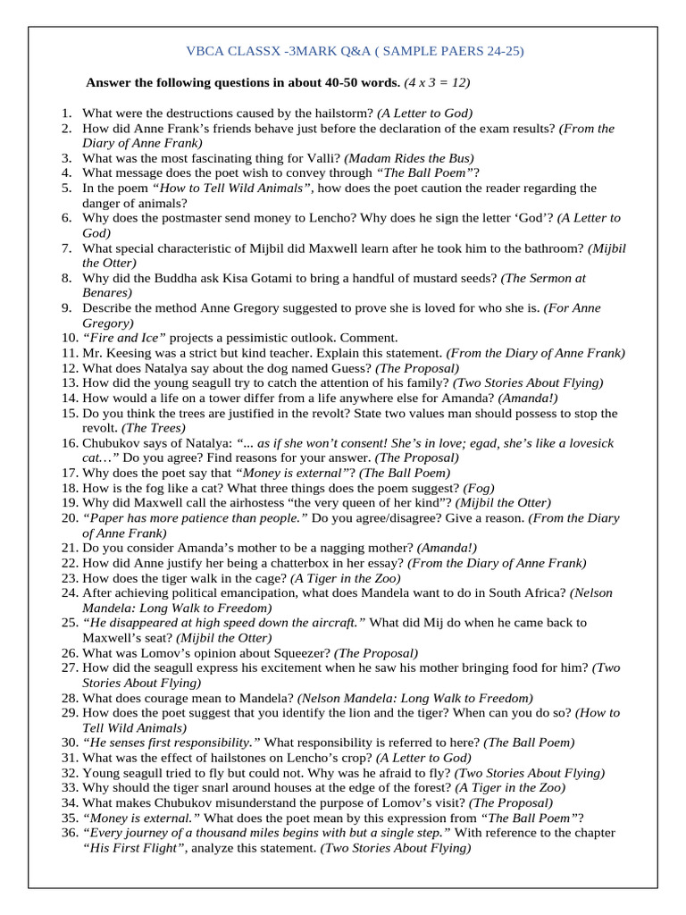 NEW SAMPLE 3MARK 24-25 | PDF