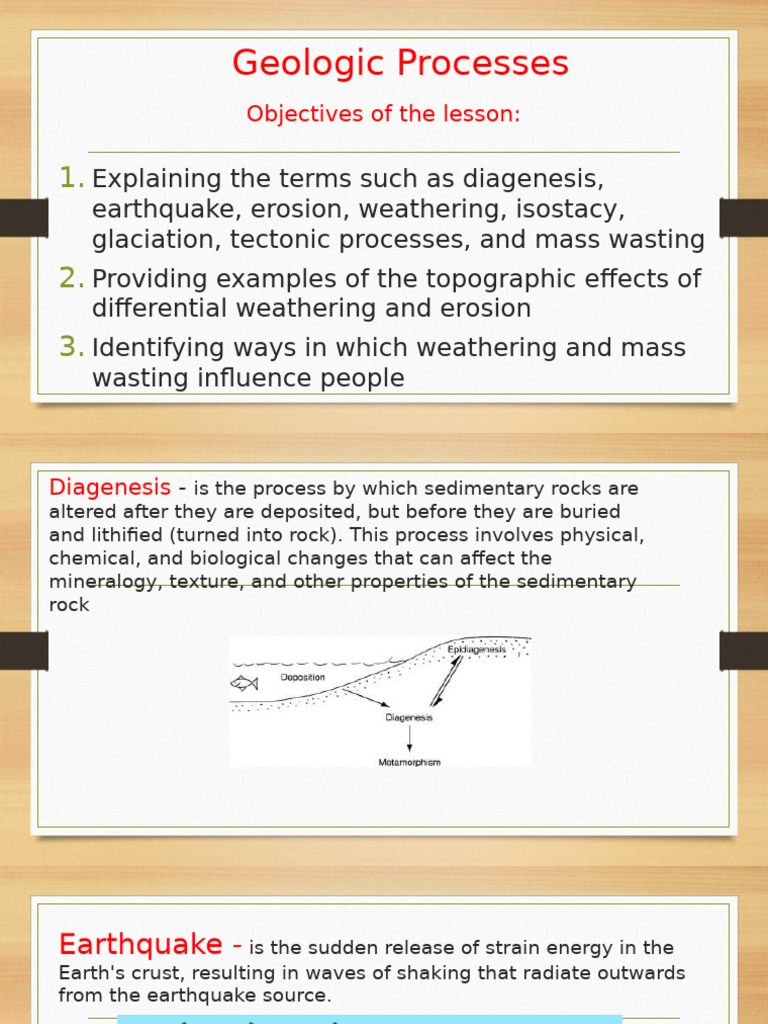 Understanding Geologic Processes | PDF