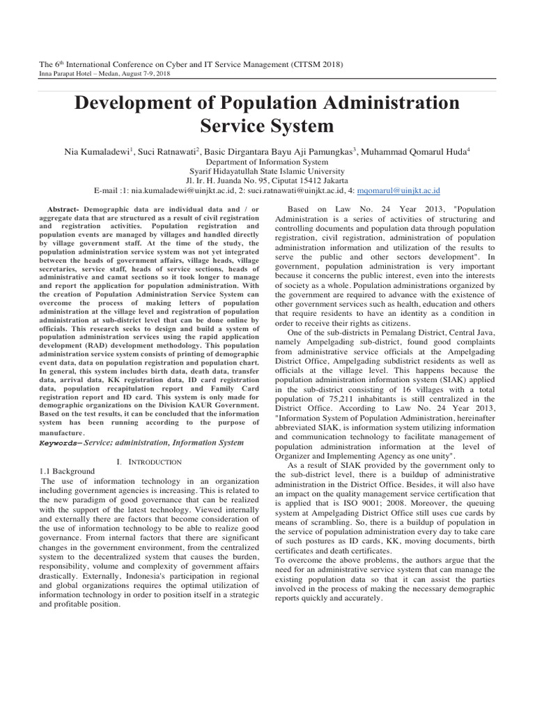 CITSM.2018.8674356 | PDF | System | Computing
