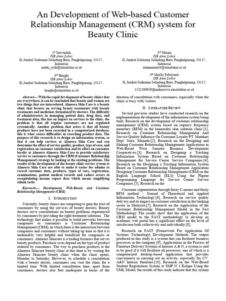 Citsm50537 2020 9268918 | PDF | Customer Relationship Management | Information Technology