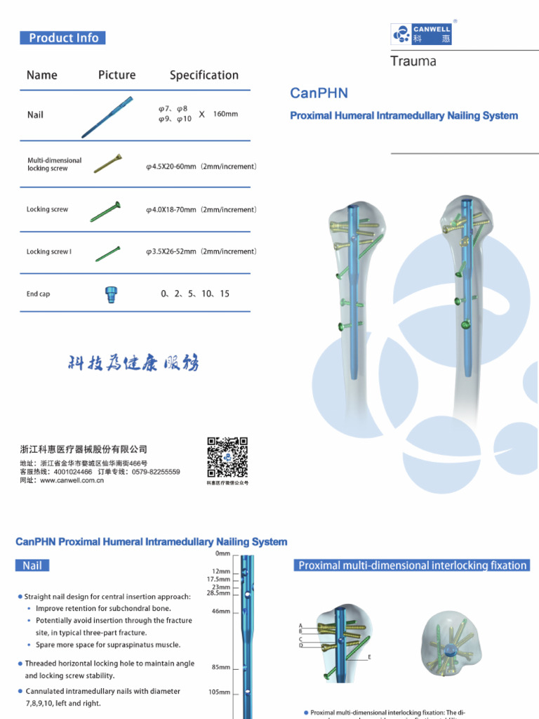 Canwell Humeral Nail | PDF