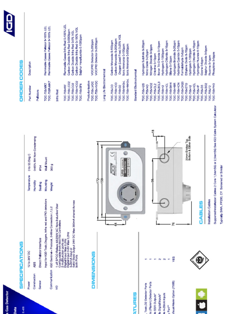 Shaft Sensor Dimension | PDF