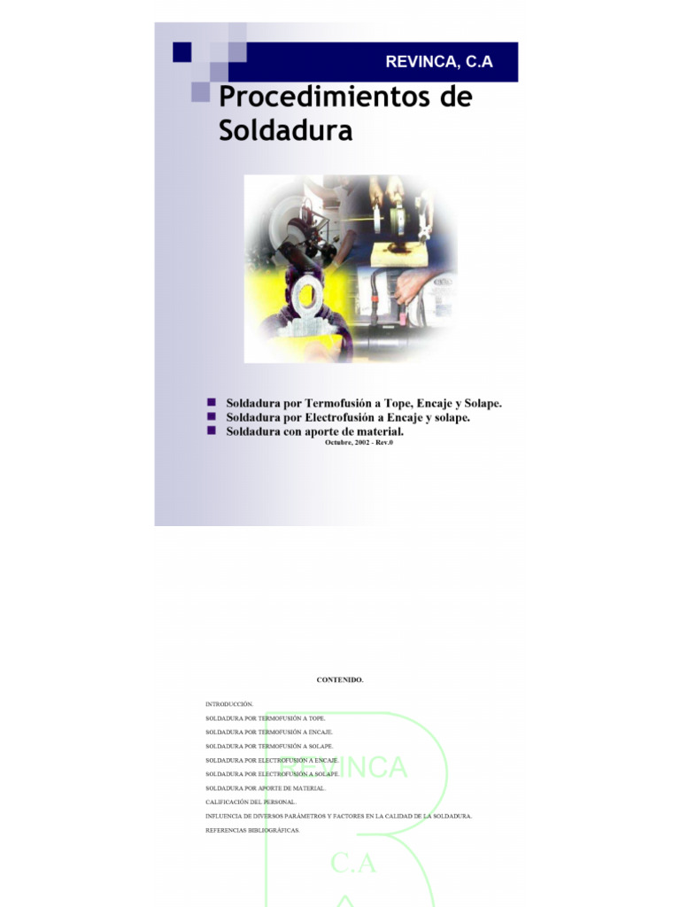 PROCEDIMIENTOS DE SOLDADURA | PDF