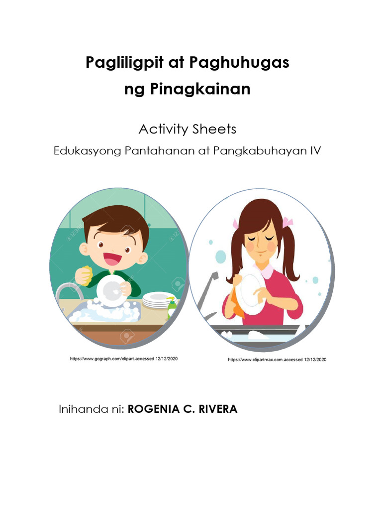 Passed-605-09-19-Tabuk Ciy - Pagliligpit at Paghuhugas NG Pinagkainan | PDF