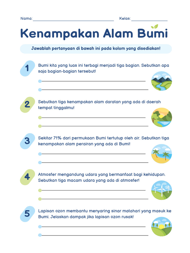 Kenampakan Alam Bumi IPAS | PDF