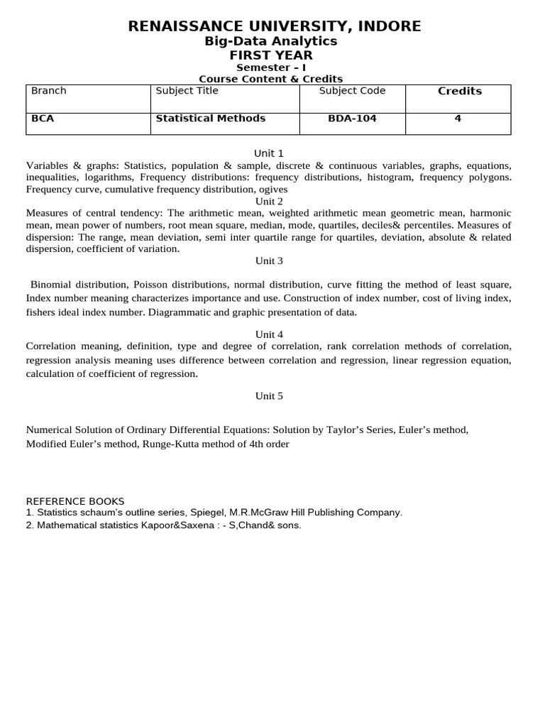 Big Data Analytics Maths | PDF