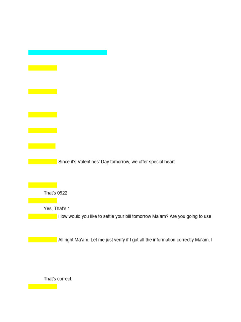 Fbs Ncii Script Lopez Pearl SP | PDF | Foods | Cuisine