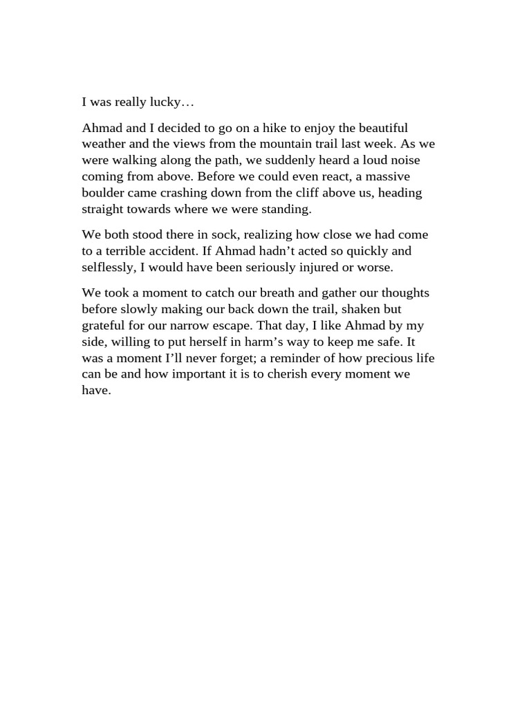 Writing Task Unit 4 | PDF