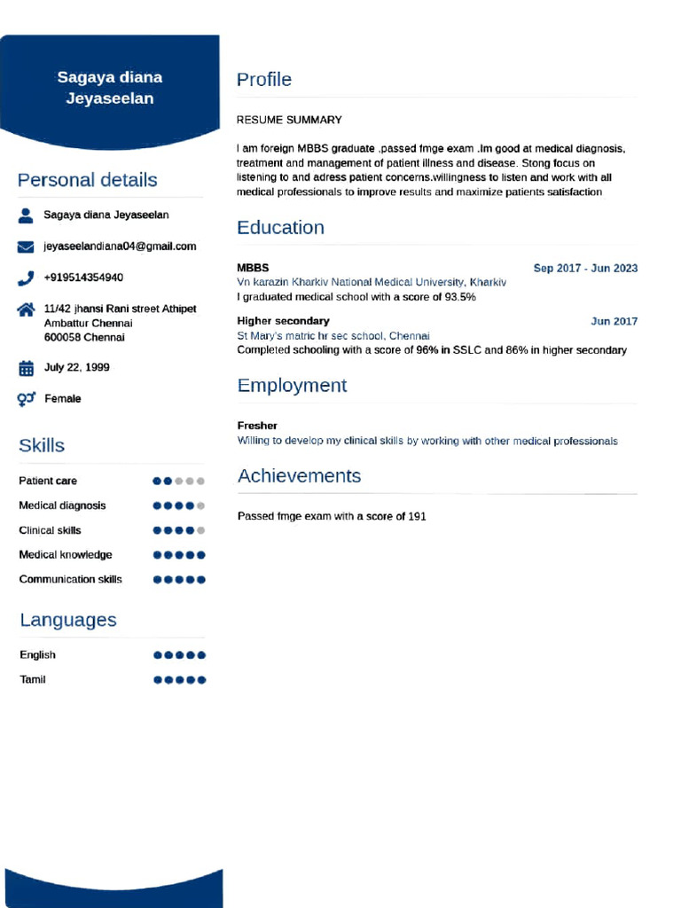 D Resume | PDF