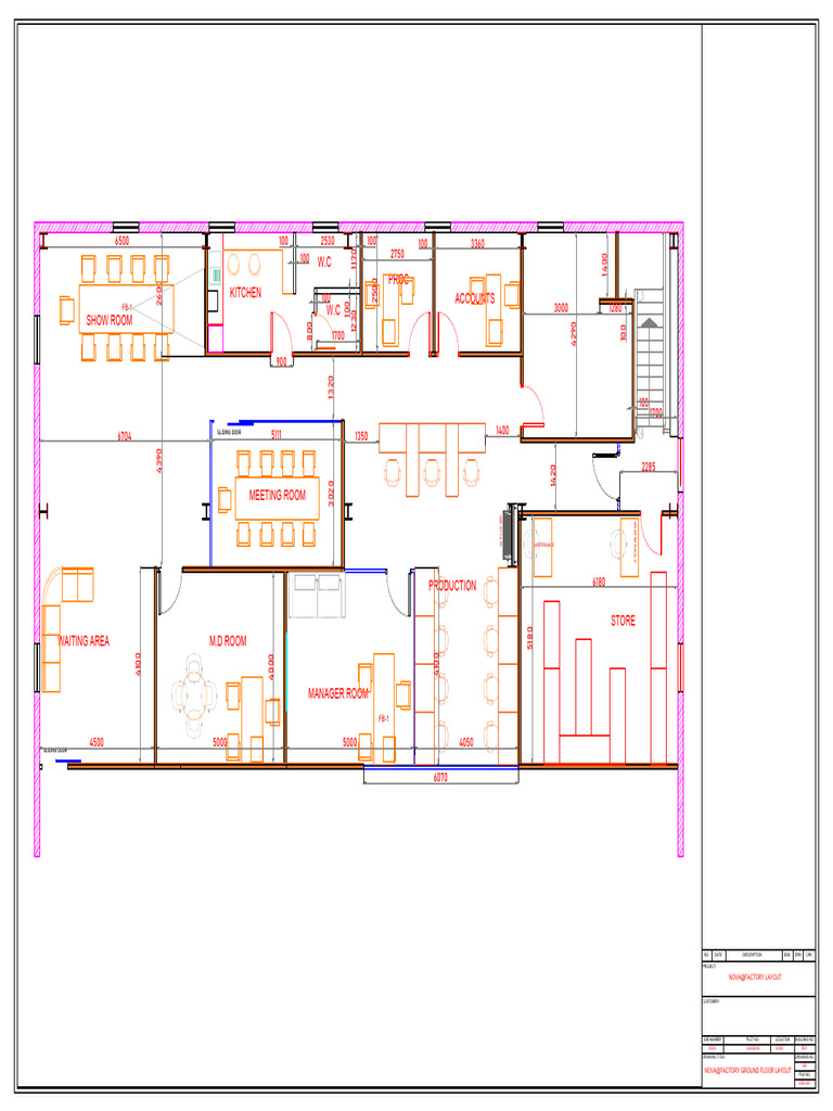 Factory Ground Floor Layout Plan | PDF