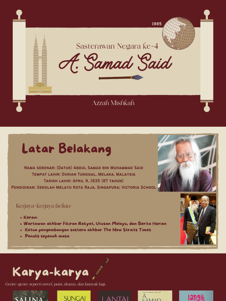 QPS Sasterawan Negara | PDF