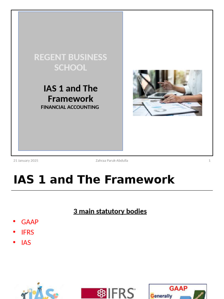 IAS 1 Framework in Financial Accounting | PDF | International Financial ...