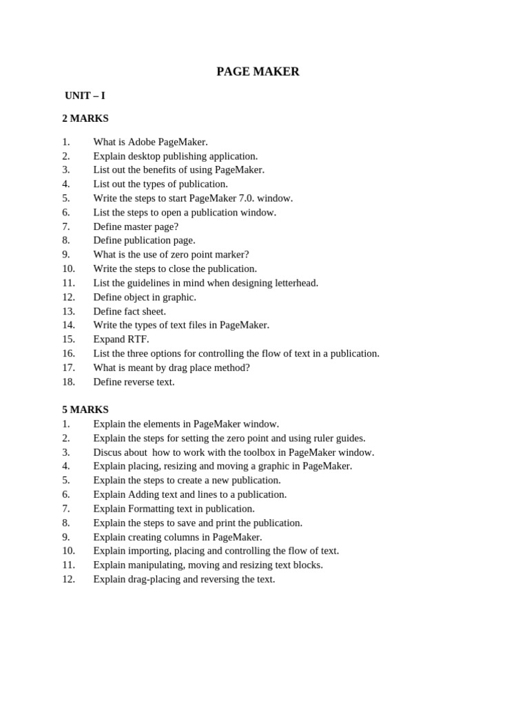 Pagemaker Basics | PDF | World Wide Web | Internet & Web