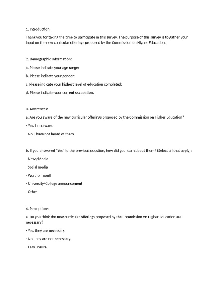 Survey Instrument 2023 Bsba and Mba | PDF