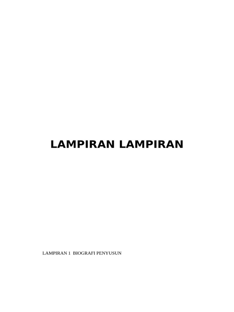 LAMPIRAN LAMPIRAN | PDF