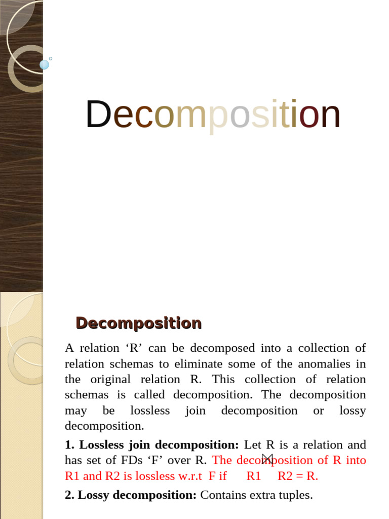 17 Decomposition | PDF | Computer Programming | Data Model
