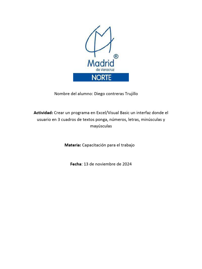 Programa para Juntar Nombres en Excel | PDF | Microsoft Excel ...