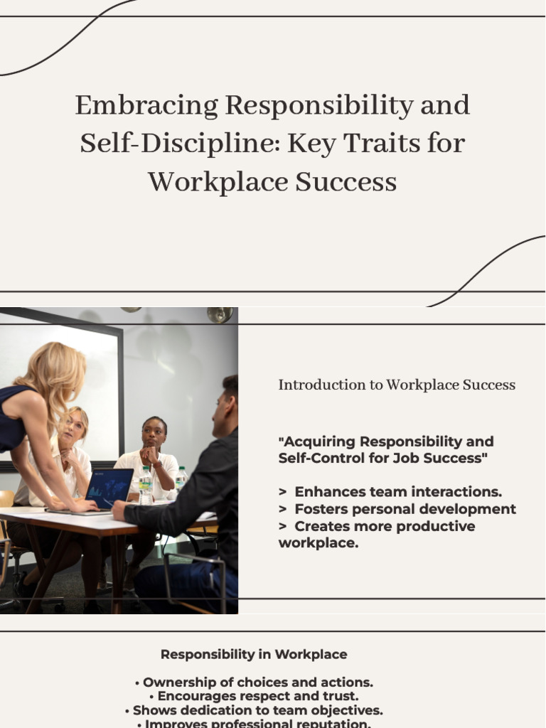 Slidesgo Embracing Responsibility and Self Discipline Key Traits For ...