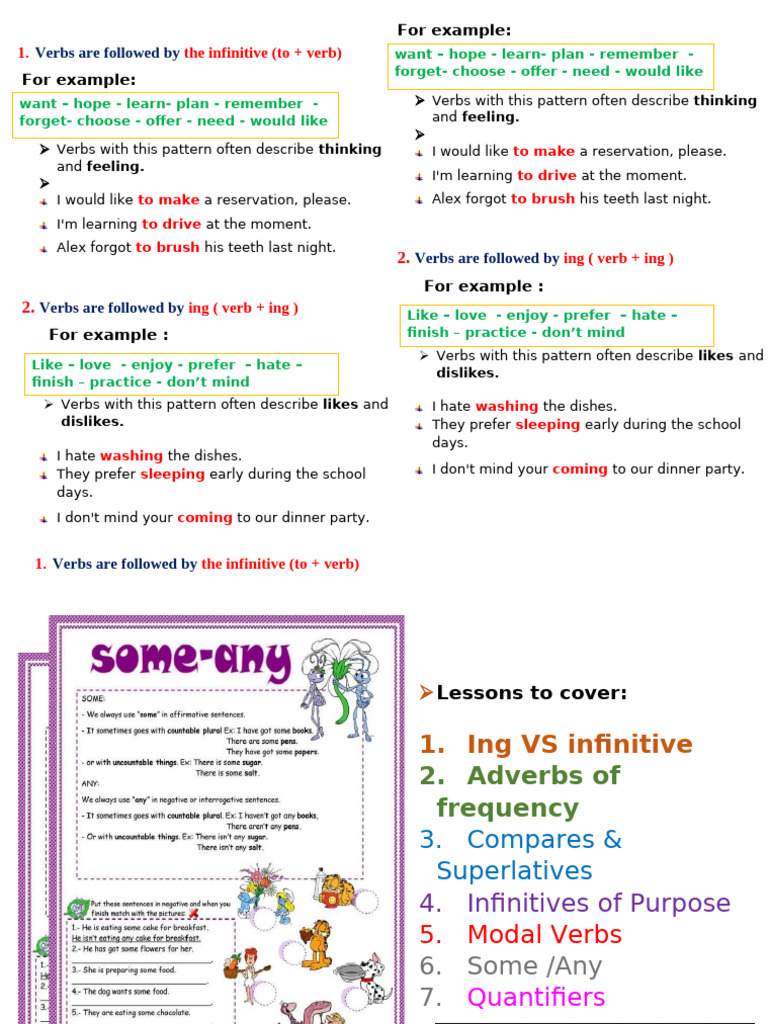 Infinitive vs Gerund | PDF | Verb | Linguistic Typology