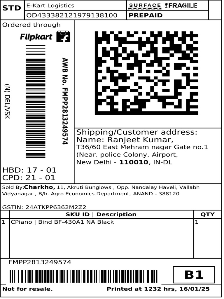 Flipkart-Labels-16-Jan-2025-12-32 | PDF
