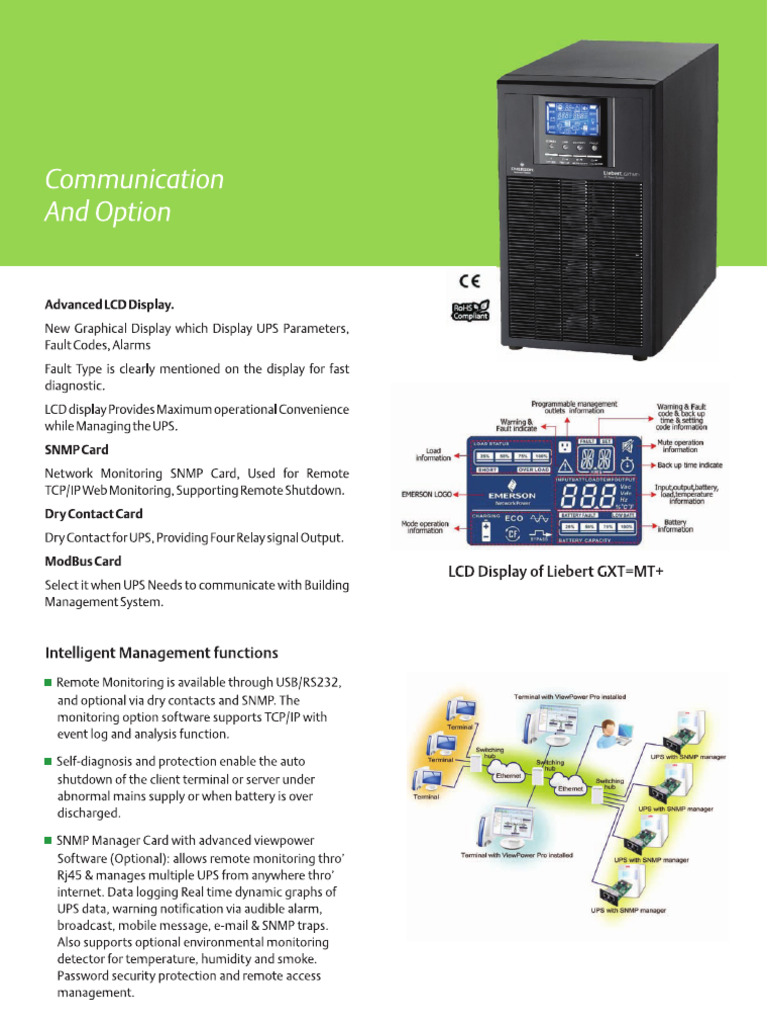 6kva Emerson Online Ups | PDF
