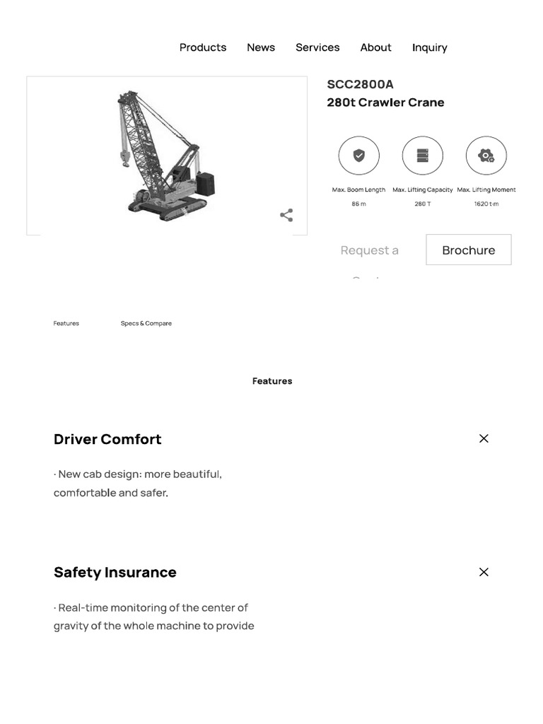Sany Scc2800a | PDF