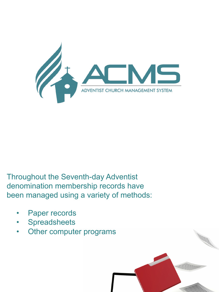 Adventist Church Management System Overview | PDF | Computing