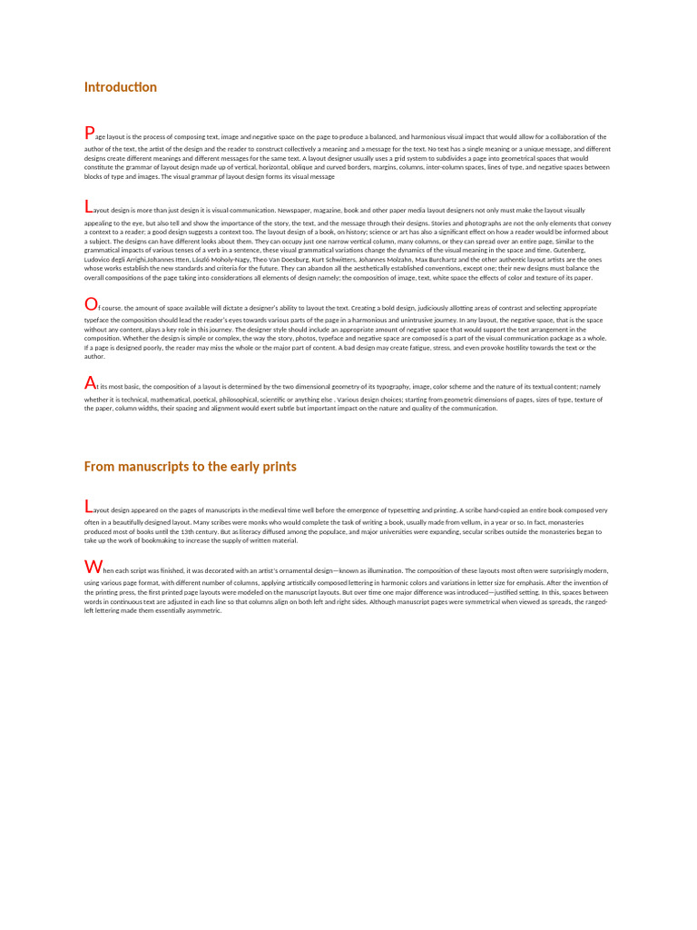 Sejarah Layout-Layout History | PDF