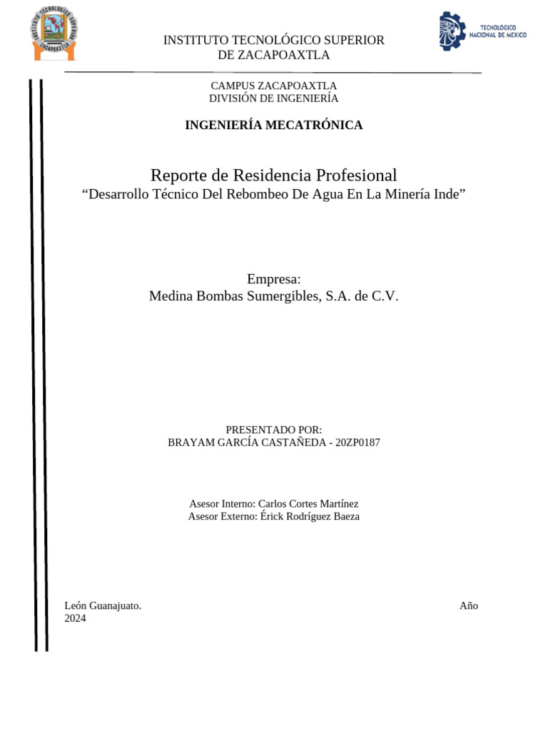 Reporte Residencias Profesionales | PDF | Soldadura | Construcción