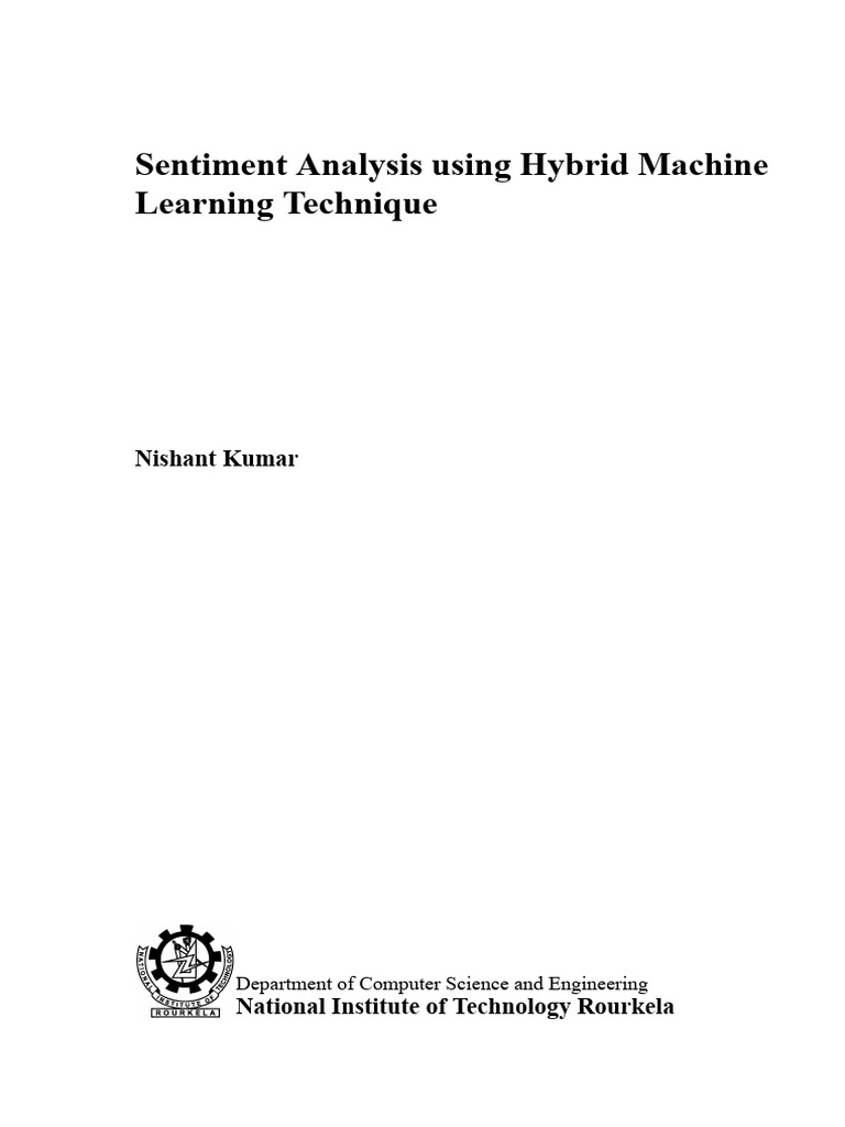 2016 - MT - 214CS3513 - Nishant - Kumar Sample | PDF | Cluster Analysis | Machine Learning