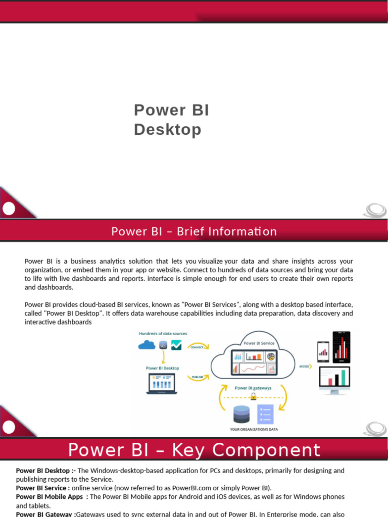 Power BI Desktop | PDF | Table (Database) | Databases