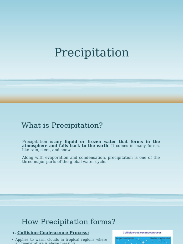 Precipitation Report | PDF | Precipitation | Ice