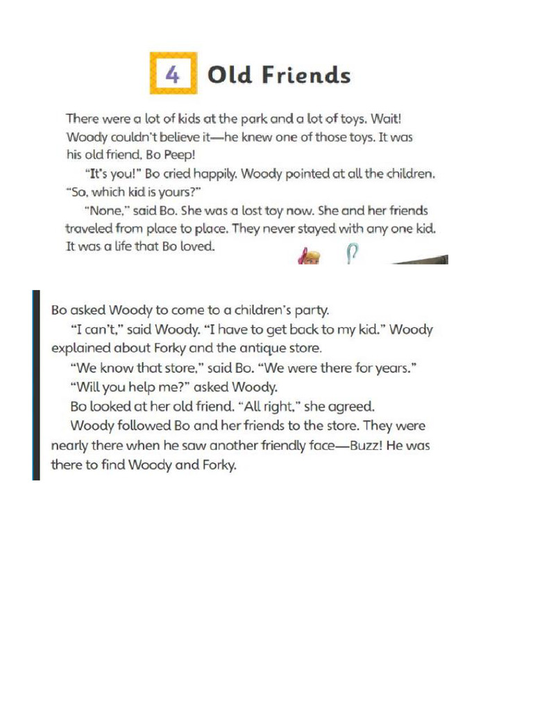 Toy Story 4. Chapter4-5 | PDF