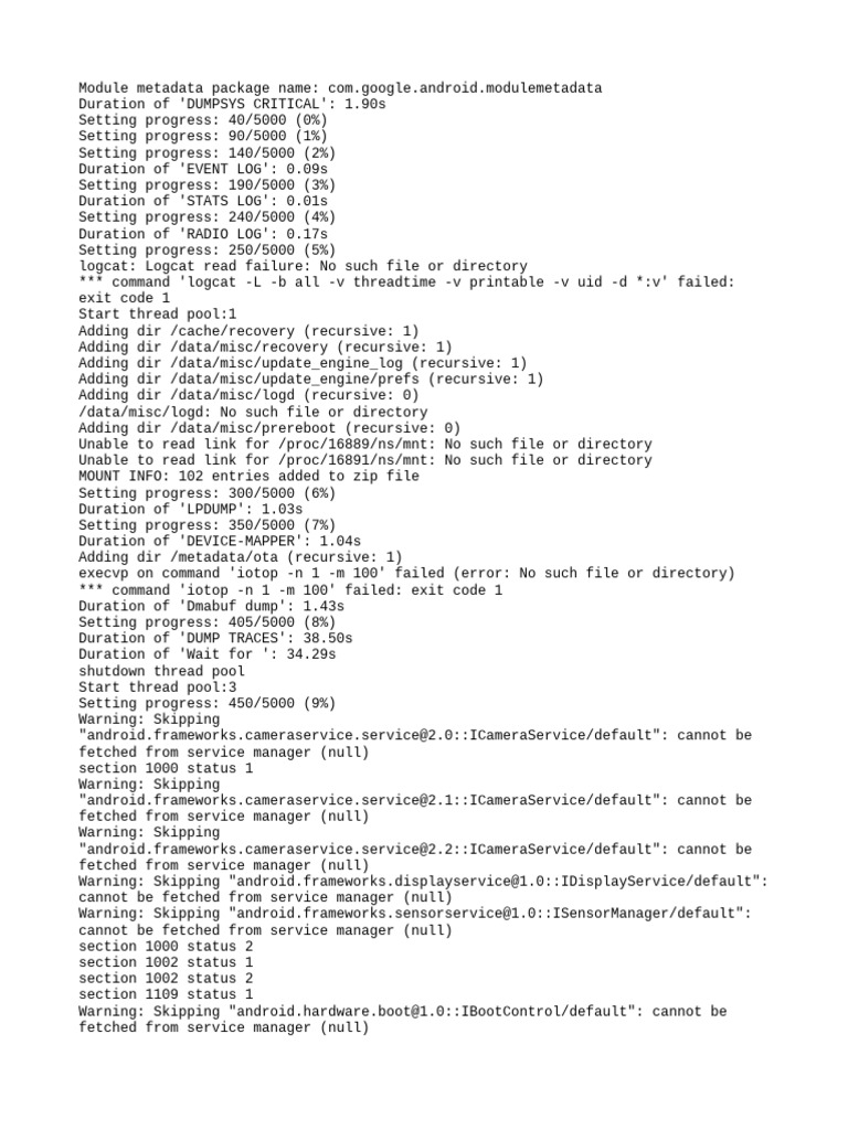 Bugreport CK7n GL UP1A.231005.007 2024 12 03 20 51 51 Dumpstate - Log 16815 | PDF | Computer ...