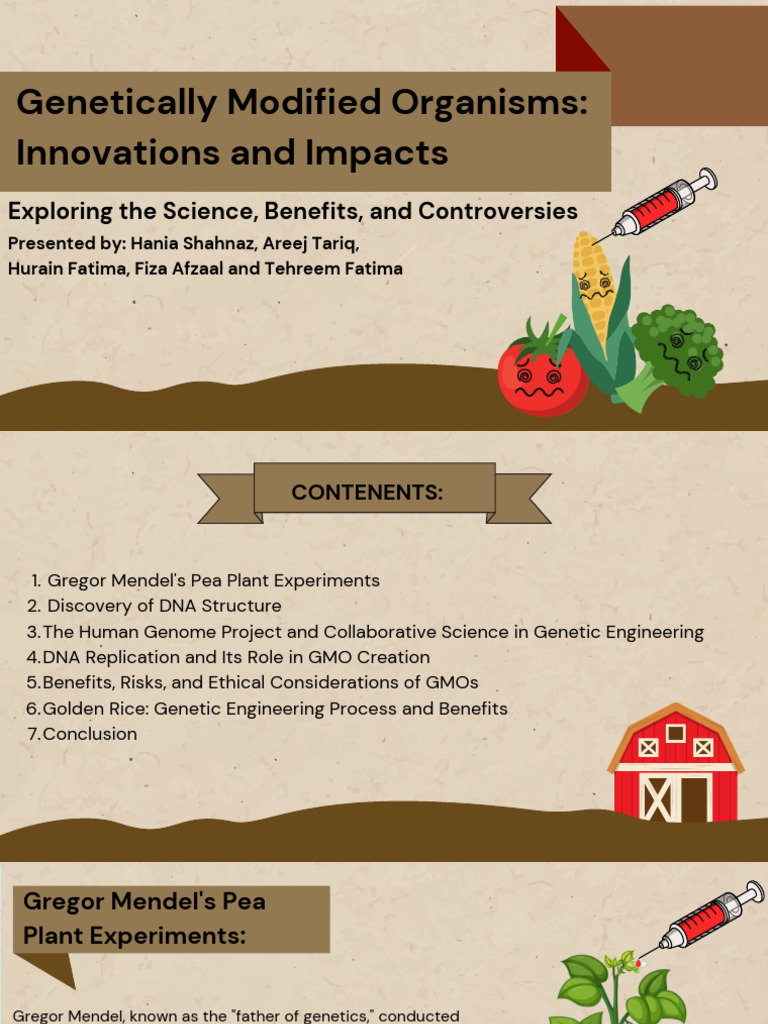GMO Science: Benefits and Controversies | PDF | Genetically Modified ...