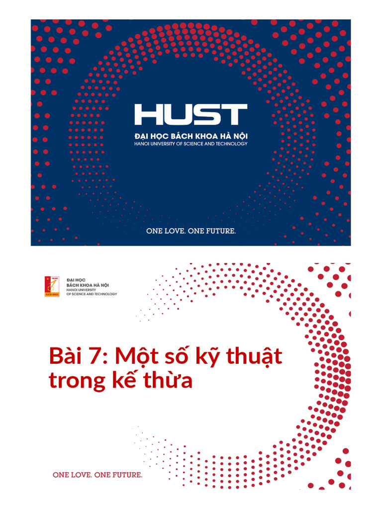 Bai 07 - Mot so ky thuat trong ke thua-HauLD | PDF