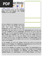 Latin Body Parts Glossary | PDF | Human Anatomy | Primate Anatomy