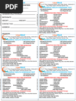 Bowel Cancer Screening Participant Form | PDF | Screening (Medicine)