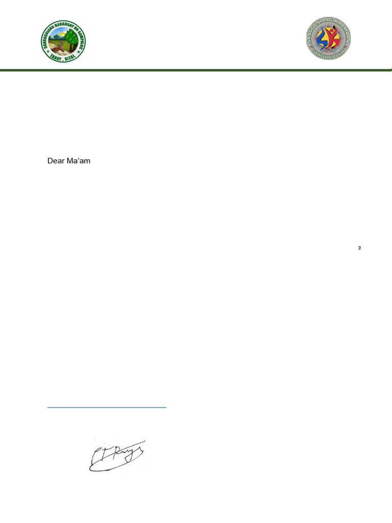 Tree Planting Request in Sampaloc, Rizal | PDF