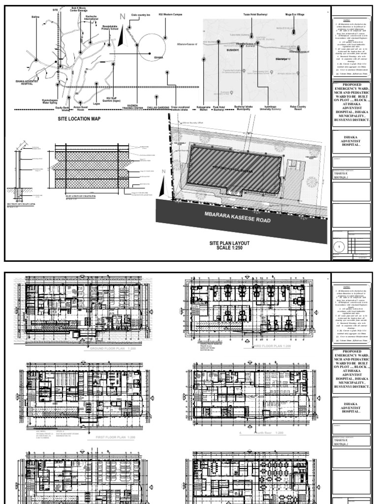Ishaka Working Drawings | PDF | Building | Structural Engineering