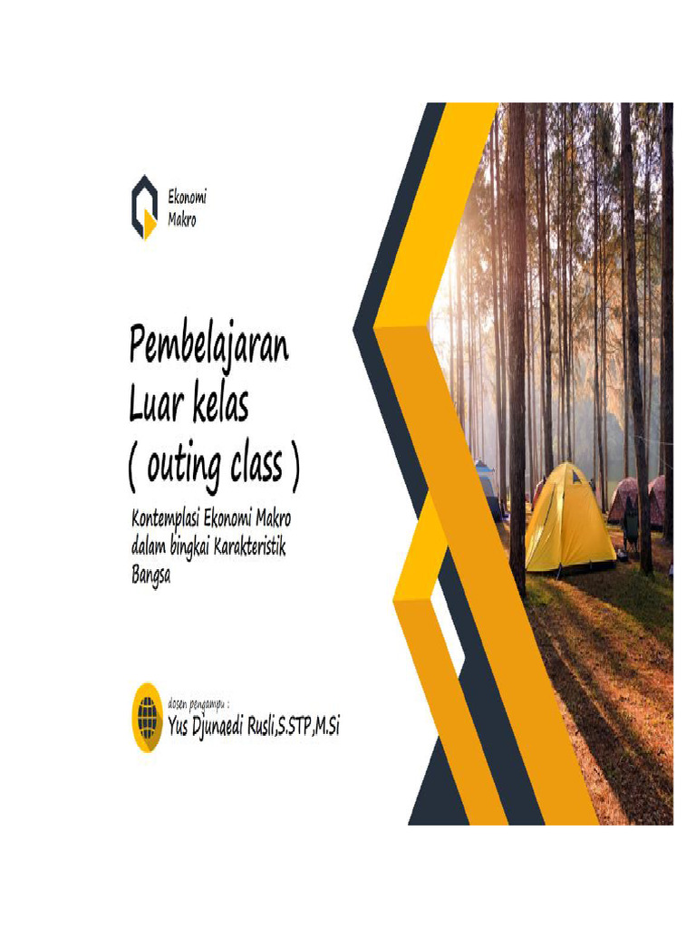 Outing Class Ekonomi Makro STIE WIKARA | PDF