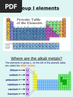 Physical and Chemical Properties of Alkali Metals | PDF | Lithium | Sodium