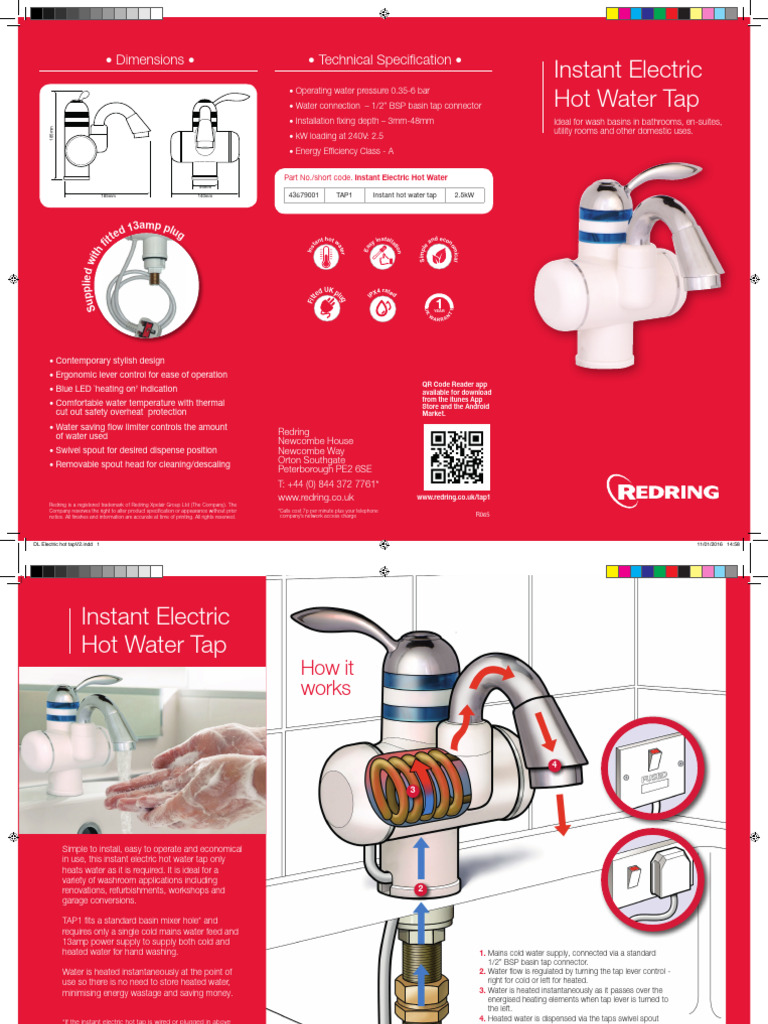 TAP1 | PDF | Tap (Valve) | Water Heating