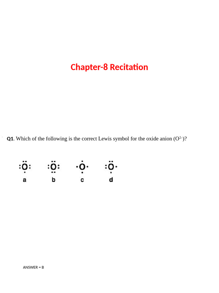 Chemistry Lewis Structures Quiz | PDF