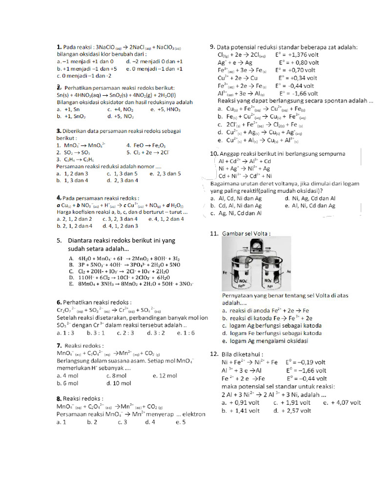 Pts Xii Sma 1 (5 RKP) | PDF