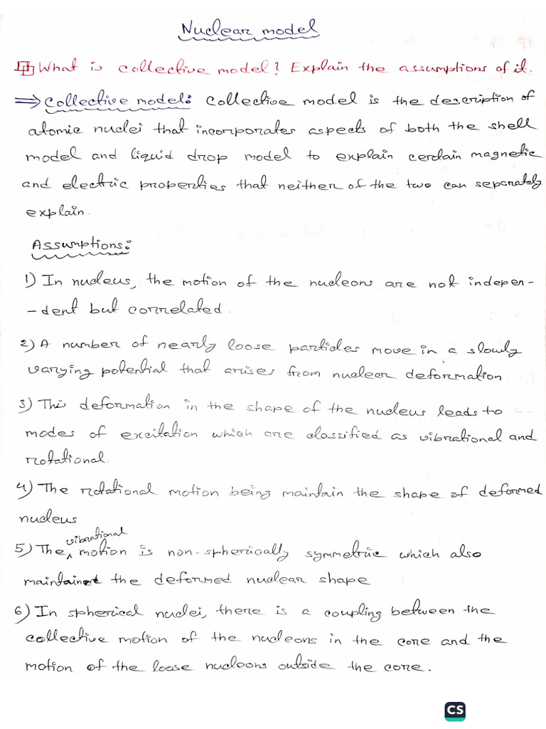 Nuclear Model | PDF