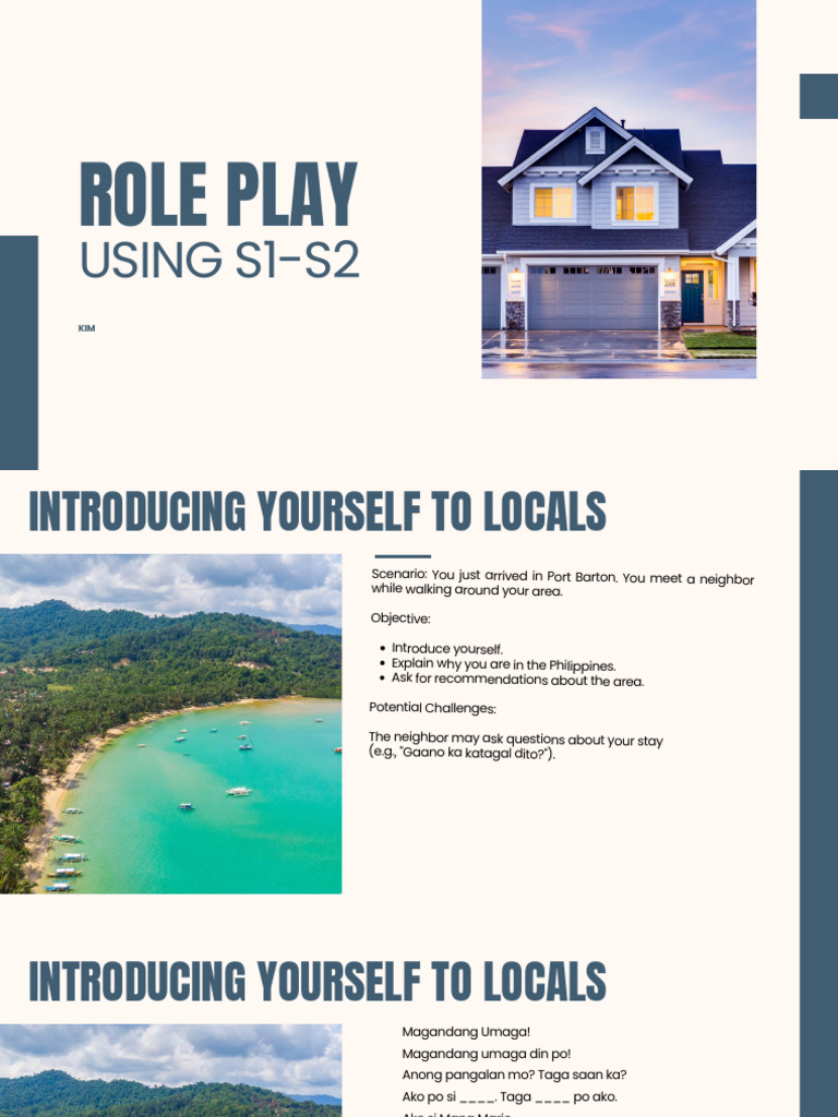 Role Play Scenarios | PDF