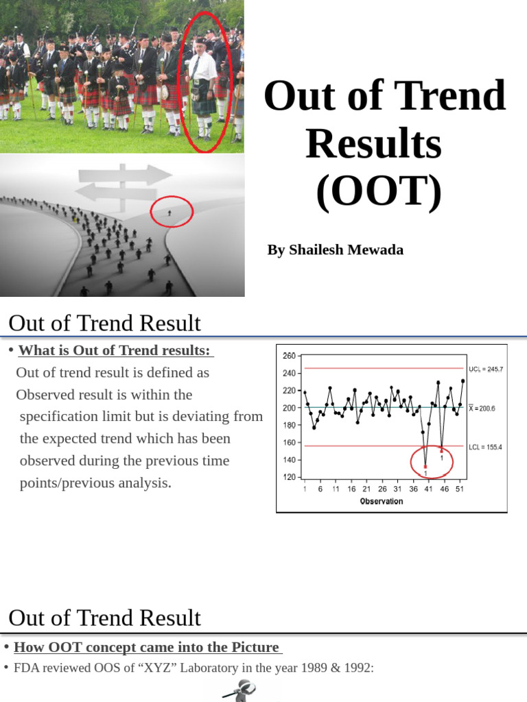 Out of Trend Results | PDF | Assay | Standard Deviation