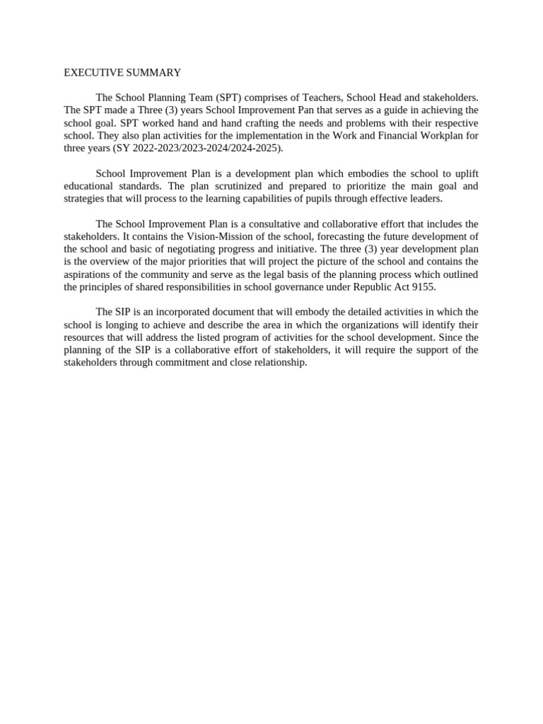 Executive Summary | PDF