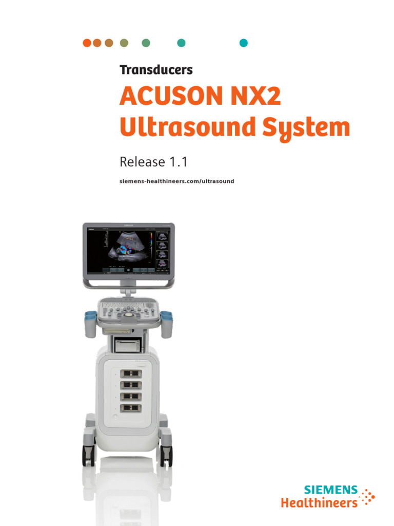 ACUSON NX2 Elite Transducer Overview | PDF